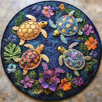 Quilted Round Mat – Quiltnest