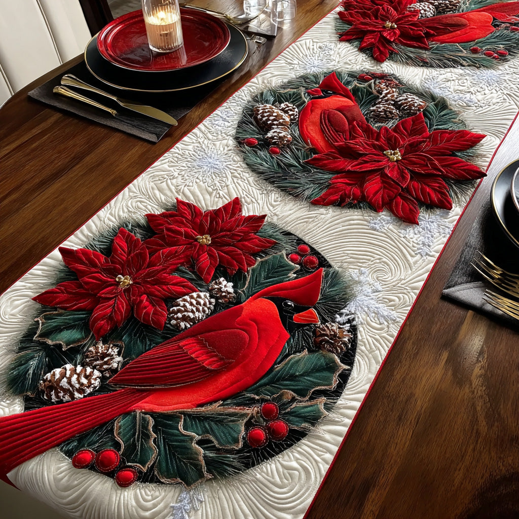 Cardinal Blessing Path Quilted Table Runner NCU0NTD776 – Quiltnest