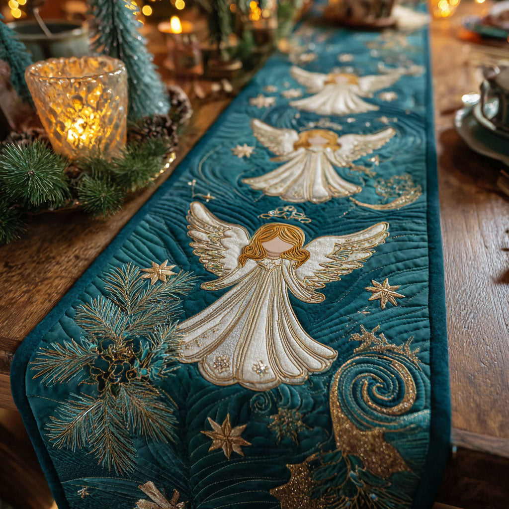Celestial Grace Quilted Table Runner NCU0NTV384 – Quiltnest