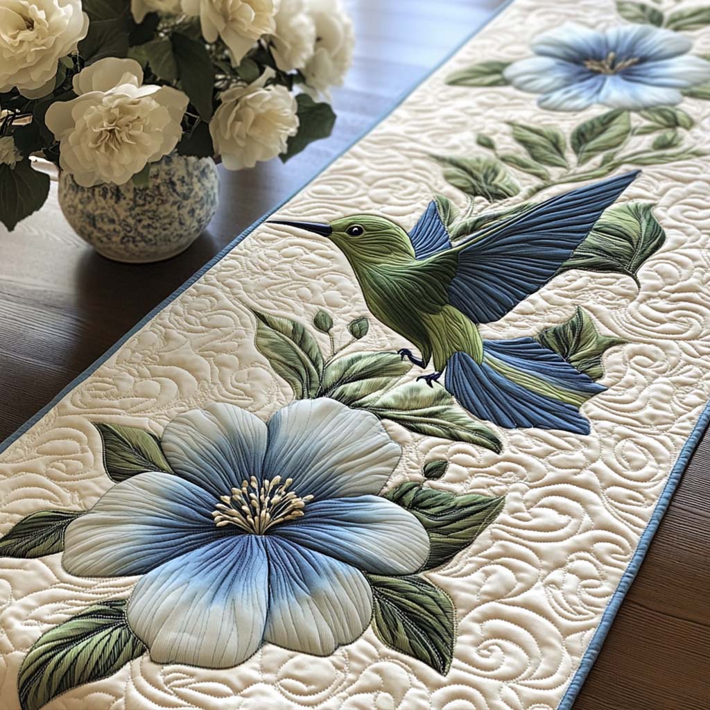 Chirping Beauty Quilted Table Runner NCU0NNT2184 – Quiltnest