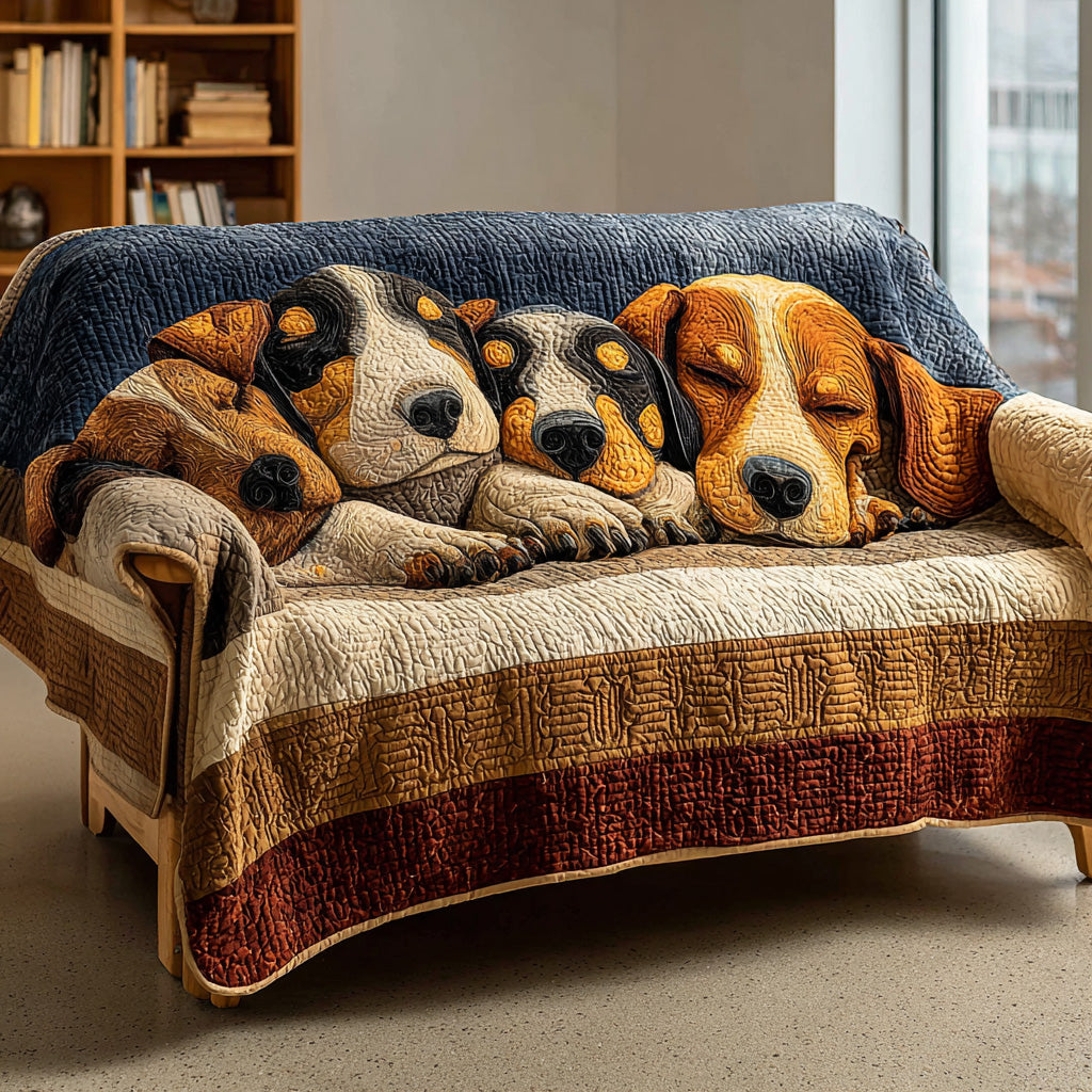 Cuddle Pack Quilted Sofa Cover NCU0LDH059 – Quiltnest