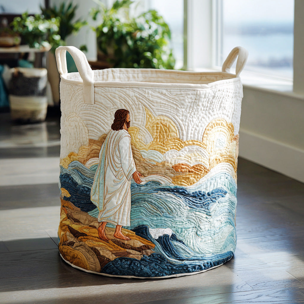 Divine Love Quilted Laundry Basket NCU0DV857 – Quiltnest