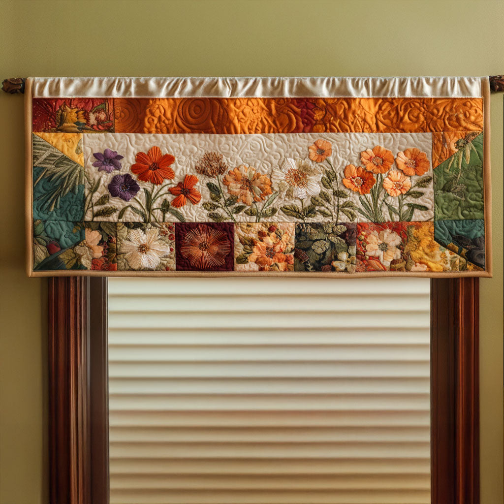 Dusk in the Meadow Quilted Valance NCU0PTT1153 – Quiltnest