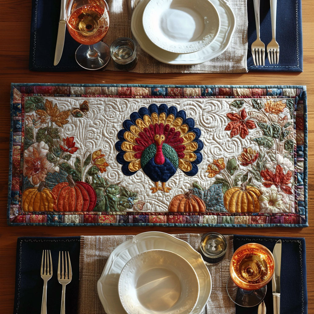 Feast Time Quilted Table Runner NCU0NTV265 – Quiltnest