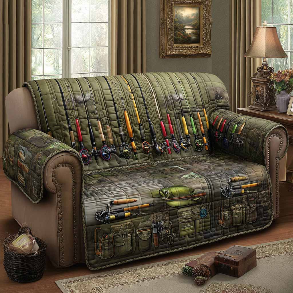Fisher Den Quilted Sofa Cover NCU0NXD1478 – Quiltnest