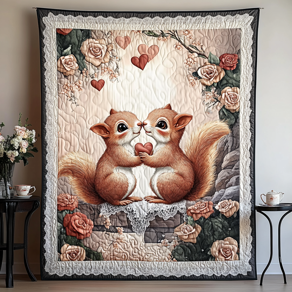 Furry Love Melody Quilted Blanket NCU0TL2418 – Quiltnest