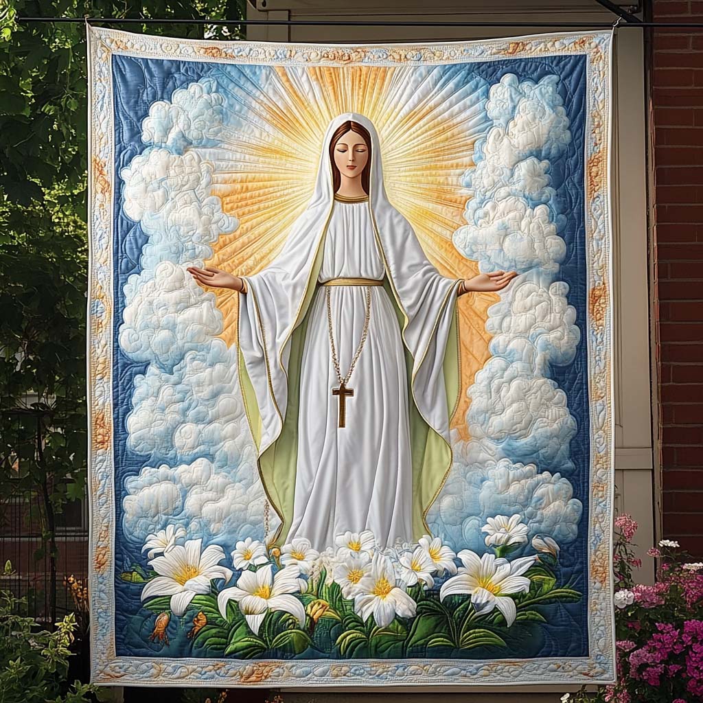 Gentle Mercy Quilted Blanket NCU0NT1805 – Quiltnest