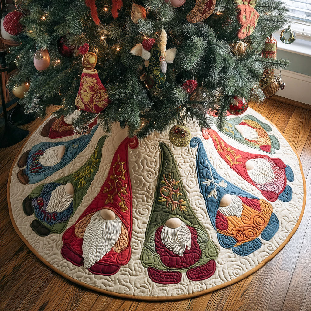 Glitter Gum Christmas Quilted Tree Skirt NCU0PTT1616 – Quiltnest