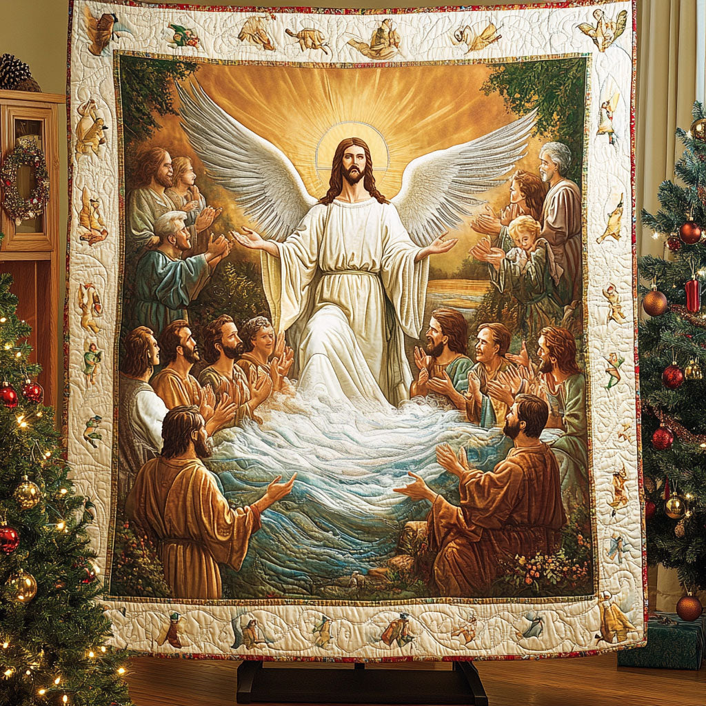 Holy Reverence Quilted Blanket NCU0PT1695 – Quiltnest