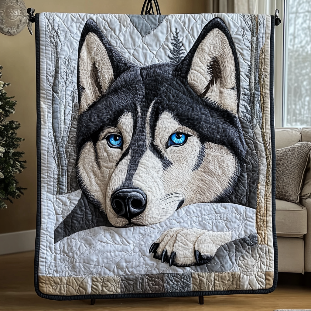 Huskey Pack Quilted Blanket NCU0DDK428 – Quiltnest