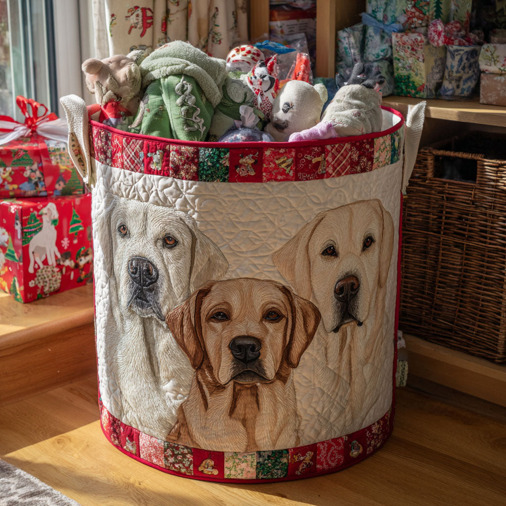 Jolly Lab Sparkle Quilted Laundry Basket NCU0PTT1259 – Quiltnest