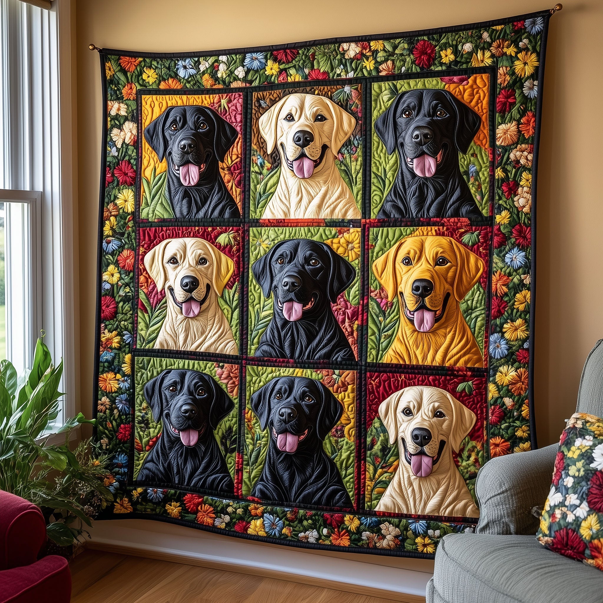 Joyful Journey Quilted Blanket NCU0PT2431 – Quiltnest