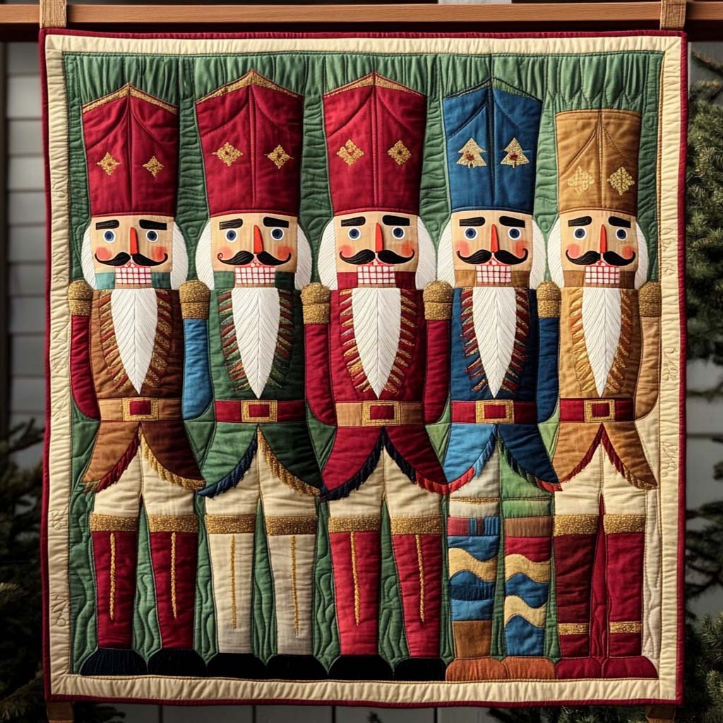 Joyful Soldier Quilted Blanket NCU0NT1497 – Quiltnest
