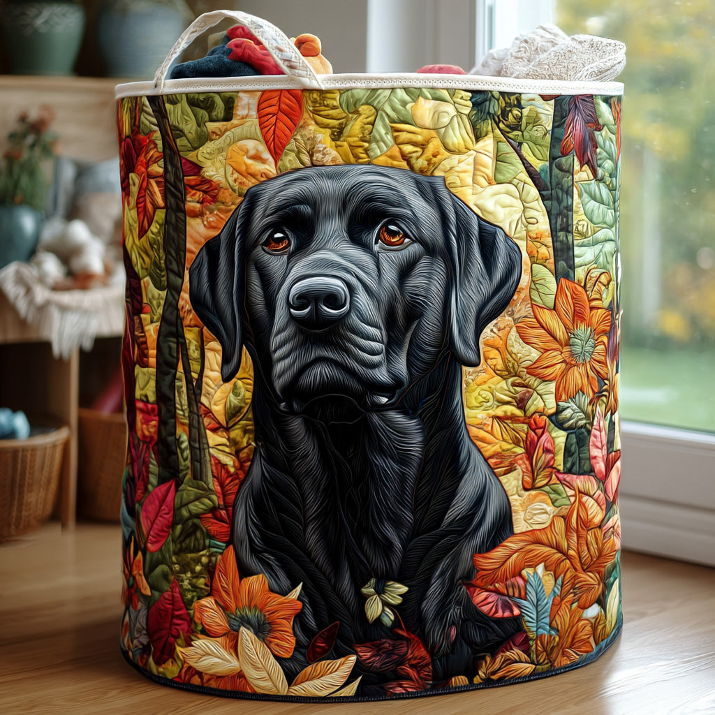 Labrador Loyalty Quilted Laundry Basket NCU0PTT1253 – Quiltnest