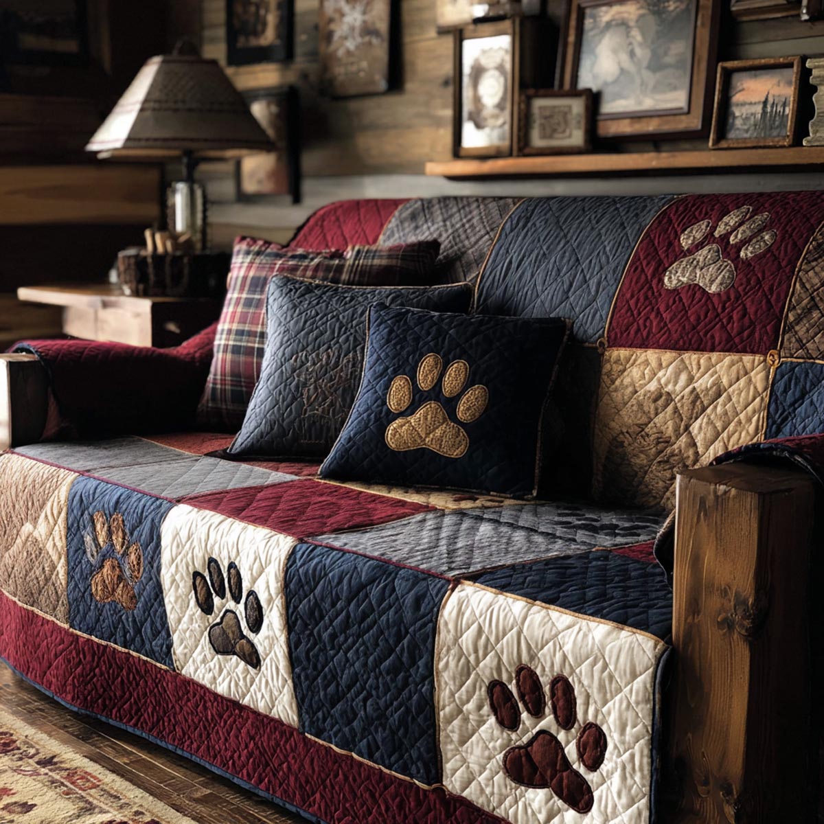 Loving Paws Quilted Sofa Cover NCU0DV1726 – Quiltnest