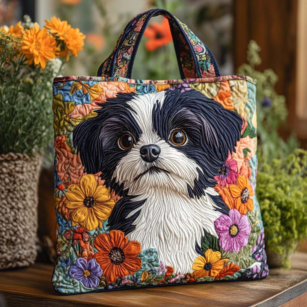 Marsh Pup Quilted Tote Bag NCU0NXD708 – Quiltnest