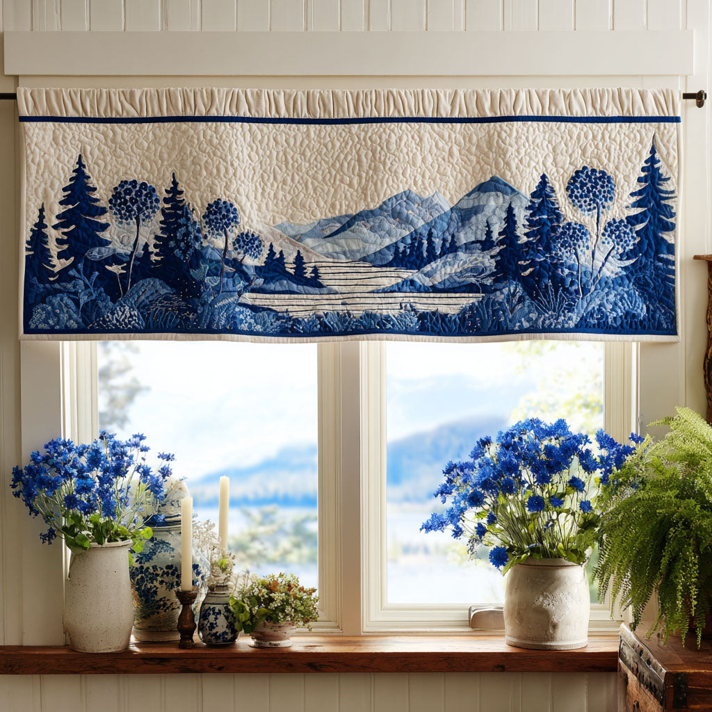 Mountain Meadow Glow Quilted Valance NCU0PTT1157 – Quiltnest