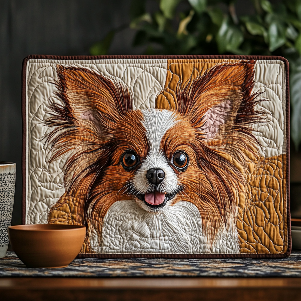 Papillon Charm Quilted Place Mat NCU0NVH817 – Quiltnest