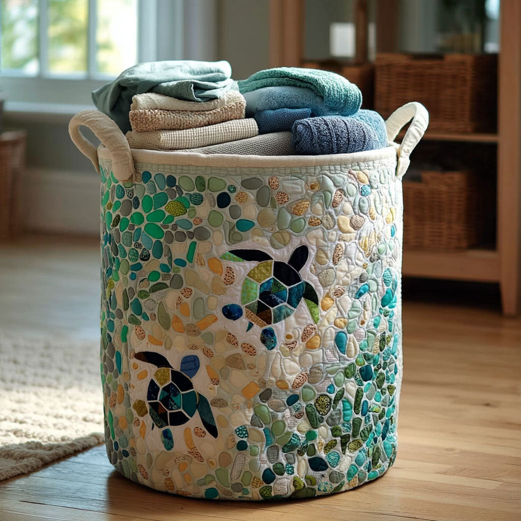 Pebble Glow Quilted Laundry Basket NCU0NTV192 – Quiltnest