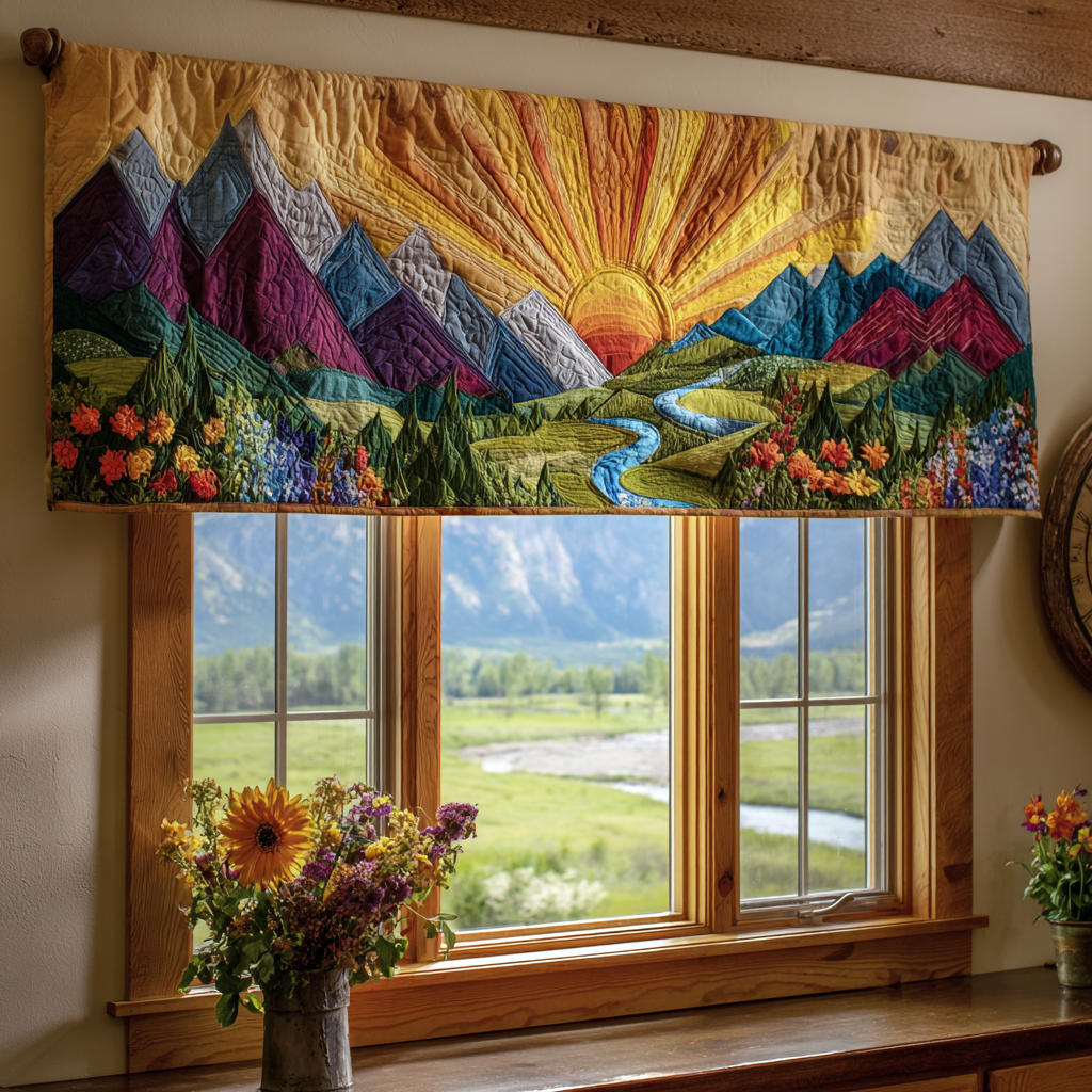River Light Quilted Valance NCU0DDK1626 – Quiltnest