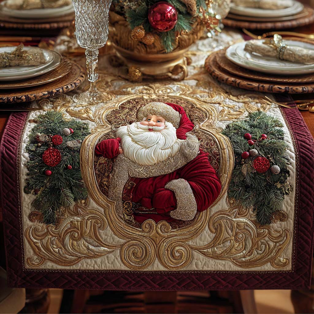 Royal Santa Quilted Table Runner NCU0DQQ096 – Quiltnest