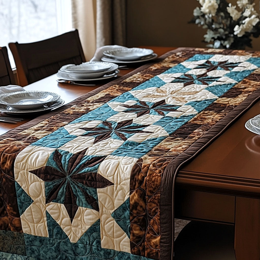 Saddle and Stitch Quilted Table Runner NCU0PTT194 – Quiltnest