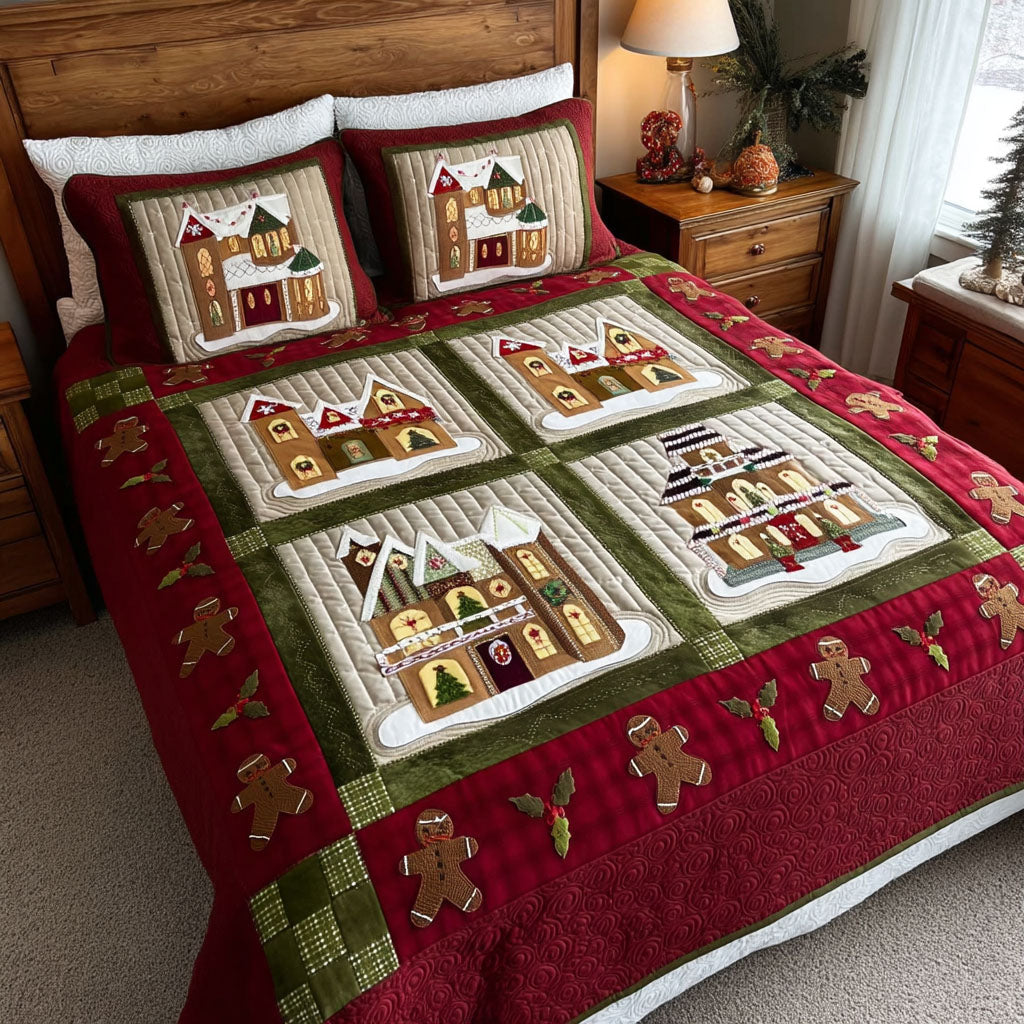 Sugar Lane 3-Piece Quilted Bedding Set NCU0NTV298 – Quiltnest