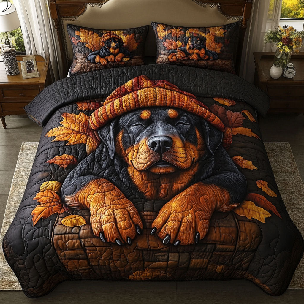 Timber Trail Tails 3-Piece Quilted Bedding Set NCU0NNT750 – Quiltnest