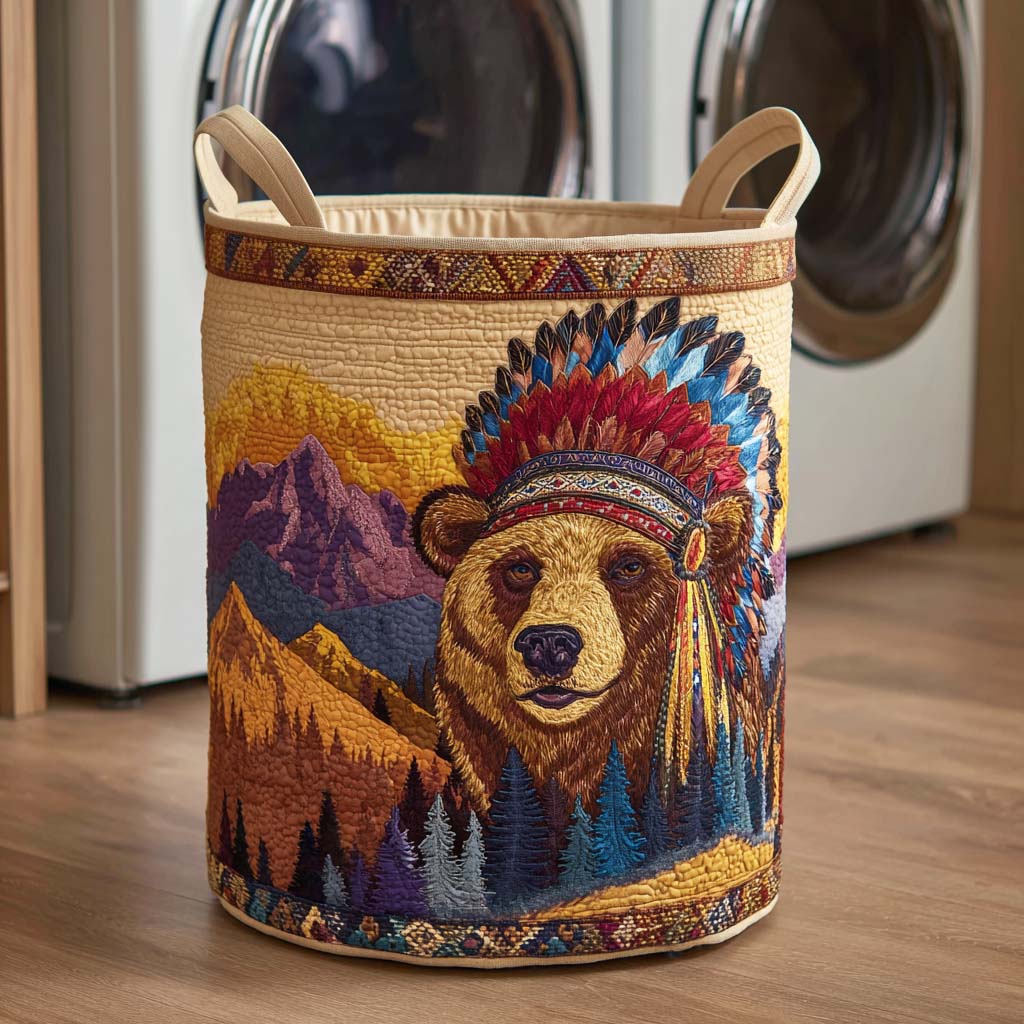 Tribal Claw Quilted Laundry Basket NCU0NTD155 – Quiltnest