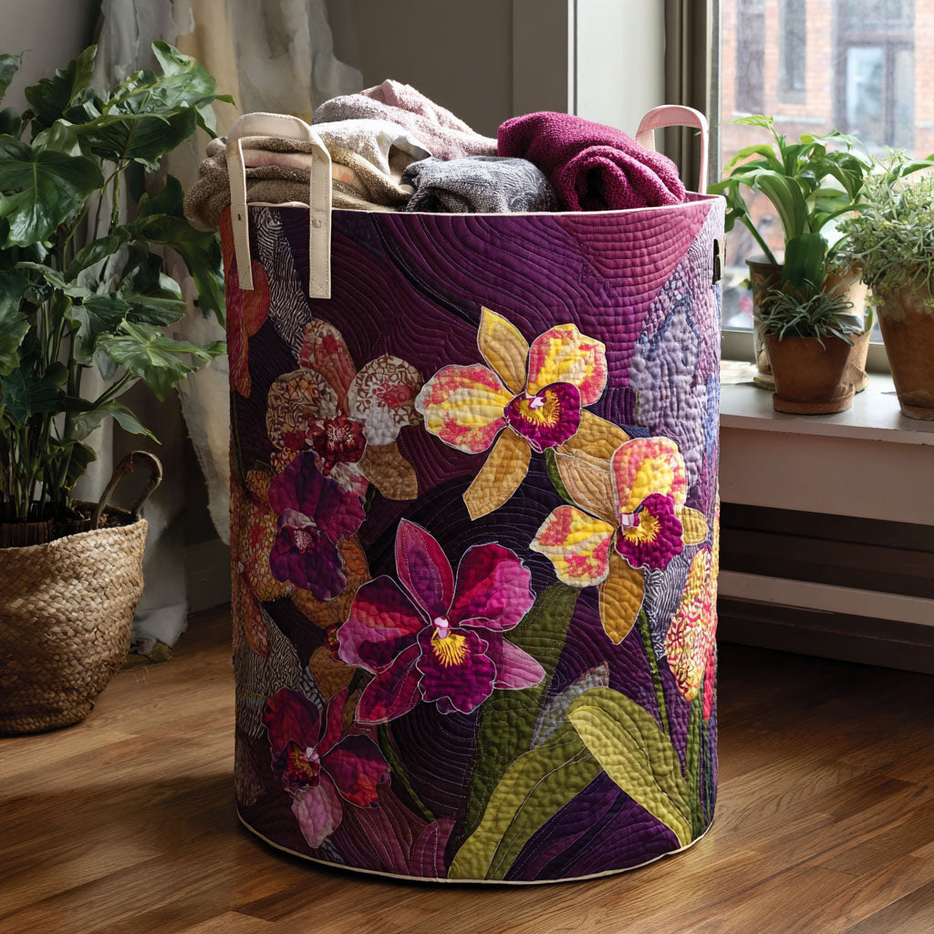 Tropical Velvet Quilted Laundry Basket NCU0PTT938 – Quiltnest