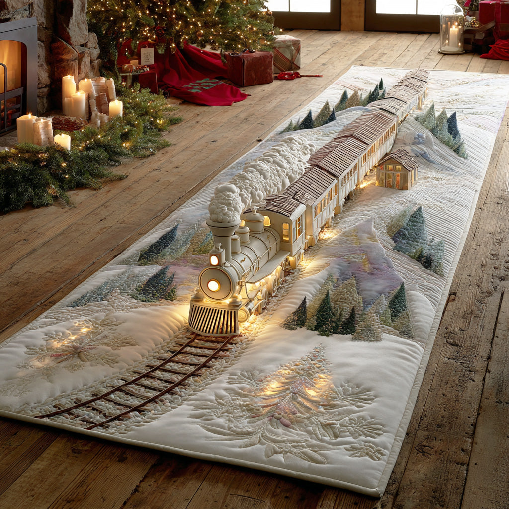 Winter Dreamline Train Runner Carpet NCU0TD1358 – Quiltnest