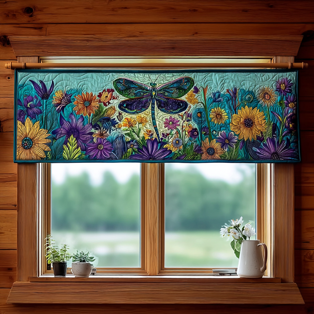 Wild Serenity Quilted Valance NCU0PVL575 – Quiltnest